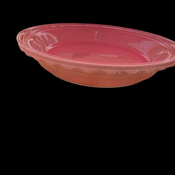Fiestaware | Dining | Vintagefiestaware Pie Plate Retired Rose | Poshmark